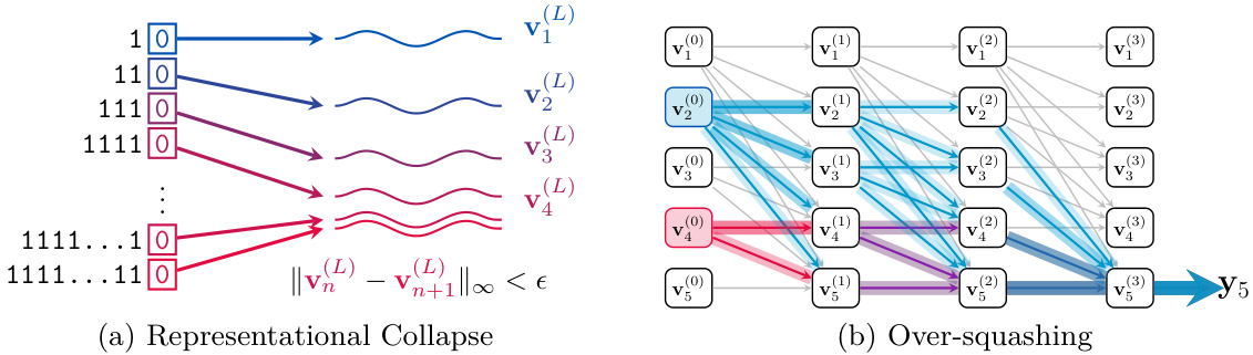 Transformers need glasses! Information over-squashing in language tasks ...