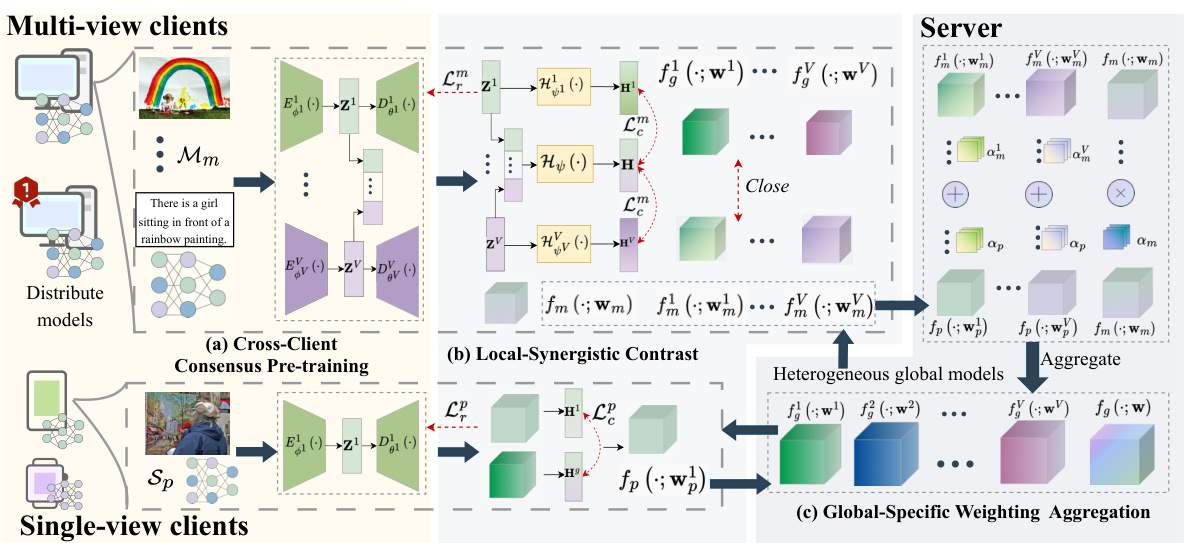 Bridging Gaps Federated Multi View Clustering In Heterogeneous Hybrid Views · Neurips 2024