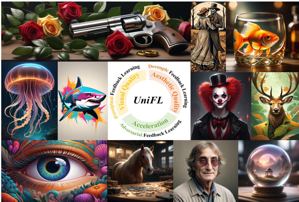 UniFL: Improve Latent Diffusion Model via Unified Feedback Learning · NeurIPS 2024