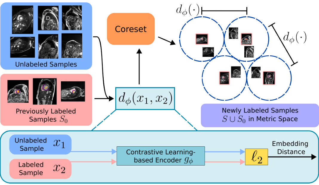 Integrating Deep Metric Learning with Coreset for Active Learning in 3D Segmentation · NeurIPS 2024