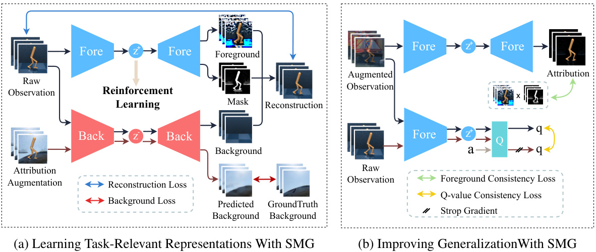 Focus On What Matters: Separated Models For Visual-Based RL Generalization · NeurIPS 2024