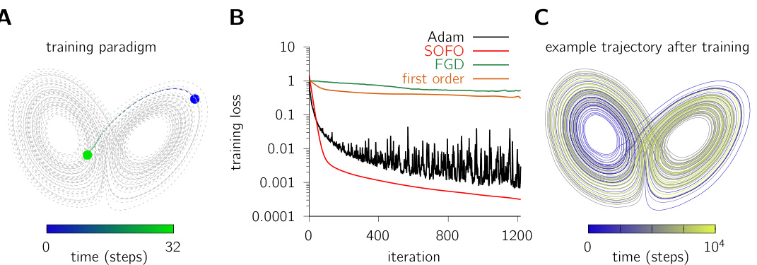 Second-order forward-mode optimization of recurrent neural networks for neuroscience · NeurIPS 2024